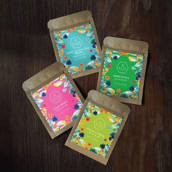 CARE TEA Assortiment, 4 Sachets - ETTE TEA COMPANY